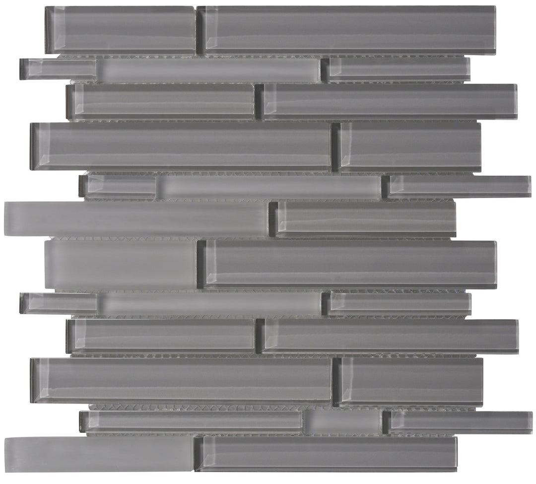 Vertical Glass Tile Backsplash